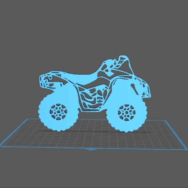 3D Printable Can Am - Renegade by Paul Wust
