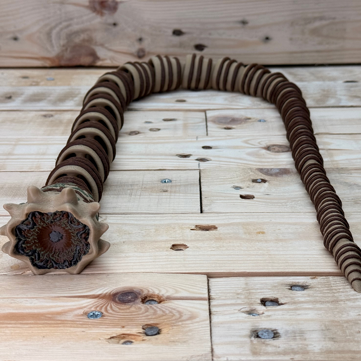 3D Printable Sandworms (2 sizes - large and mini ) by ENIQUE3D