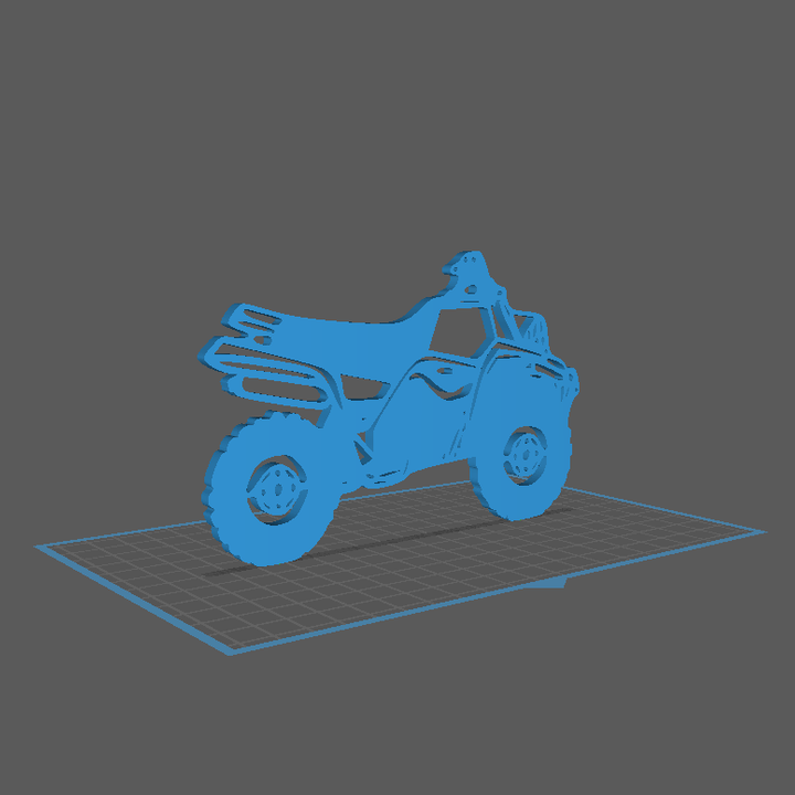 3D Printable Yamaha - Banshee by Paul Wust