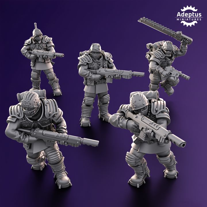 3D Printable Infantry Bundle. Stormworn Troops. Imperial Guard by ...