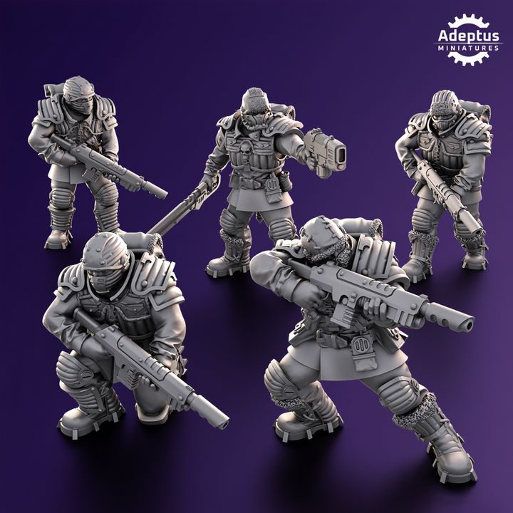 3D Printable Infantry Bundle. Stormworn Troops. Imperial Guard by ...