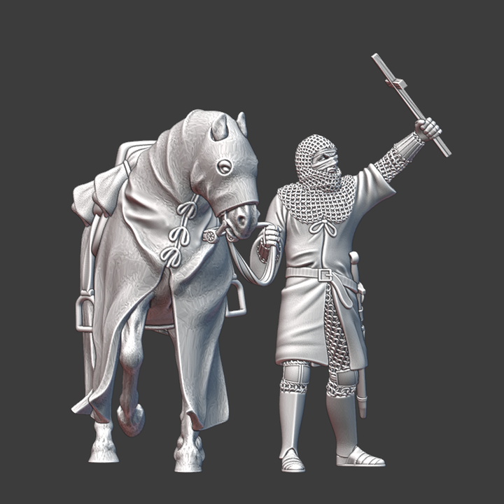 3D Printable Medieval Knight Of Saint Lazarus - Leper Knight by ...