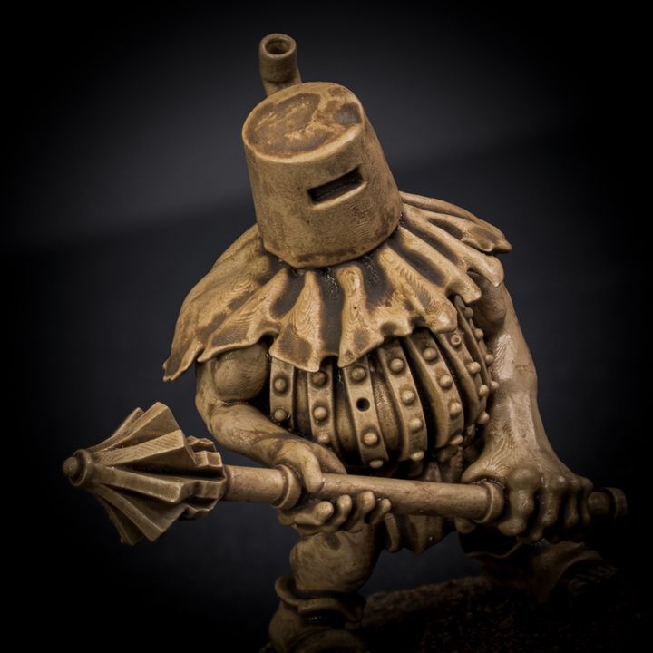3D Printable 1490 Doom Brute by Knucklebones Miniatures
