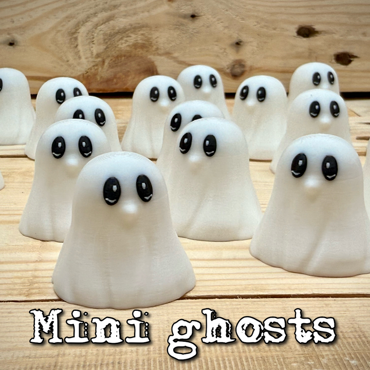 3D Printable Mini Ghosts by ENIQUE3D