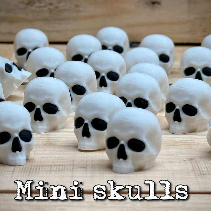 3D Printable Mini Skulls by ENIQUE3D