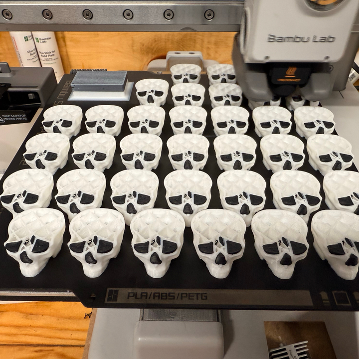 3D Printable Mini Skulls by ENIQUE3D