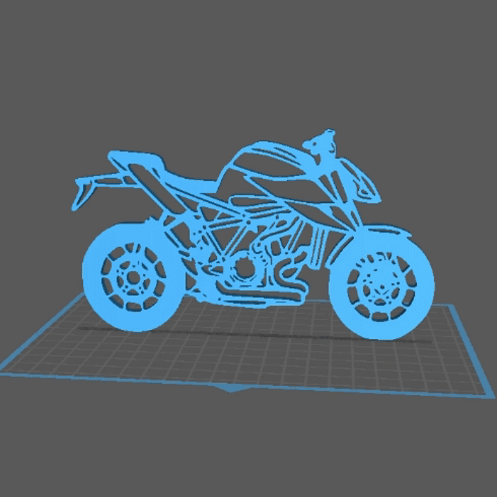 3D Printable KTM - Super Duck 1290 by Paul Wust