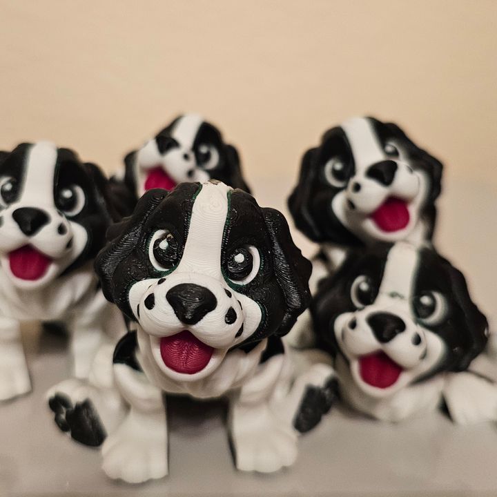 3D Print of Flexi Baby Springer Spaniel STL/3MF Multicolor by 3dPrint ...