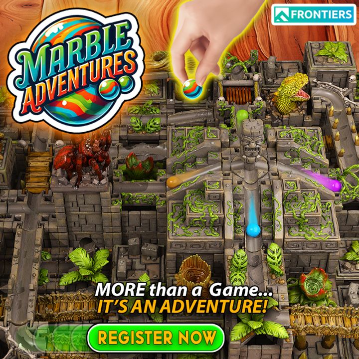 3D Printable LOST TEMPLE (Marble Adventures) by Marble Adventures