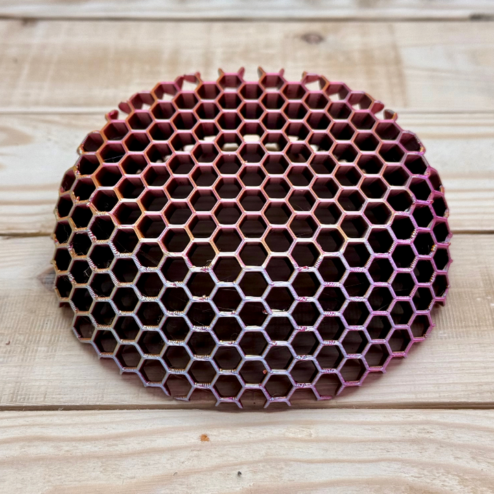 3D Printable Hexagon Cut Out Bowls (2 sizes) by ENIQUE3D