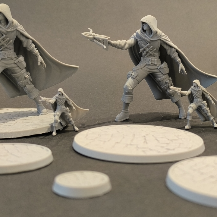 3D Print of Town NPCs - Assassin Miniature | Pre-Supported & Based by ...