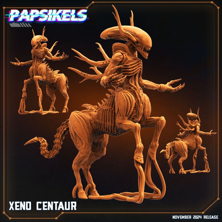 3D Printable XENO CENTAUR by PAPSIKELS MINIATURES