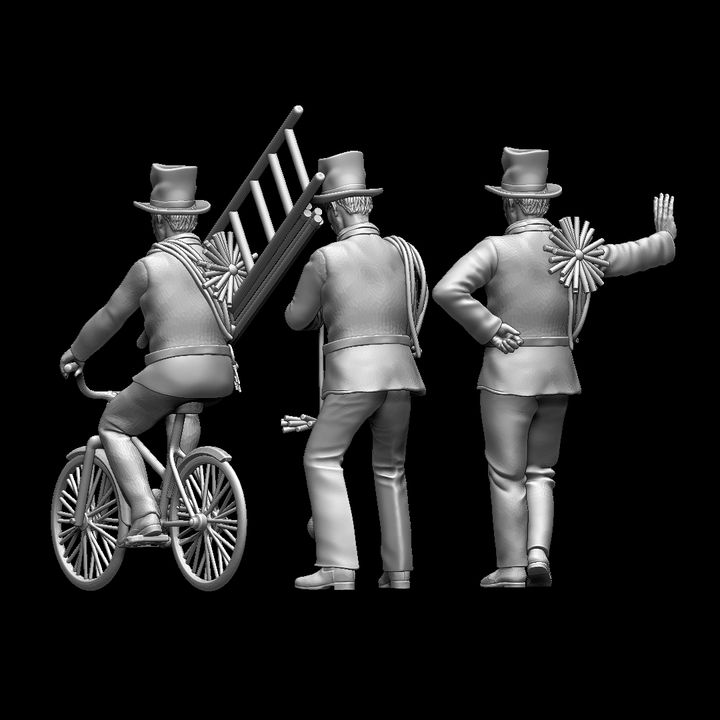 3D Printable chimney sweeps by Dmitry Tishchenkov
