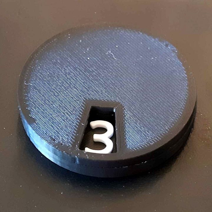 3D Printable Bribe Dial Counter by Vergond