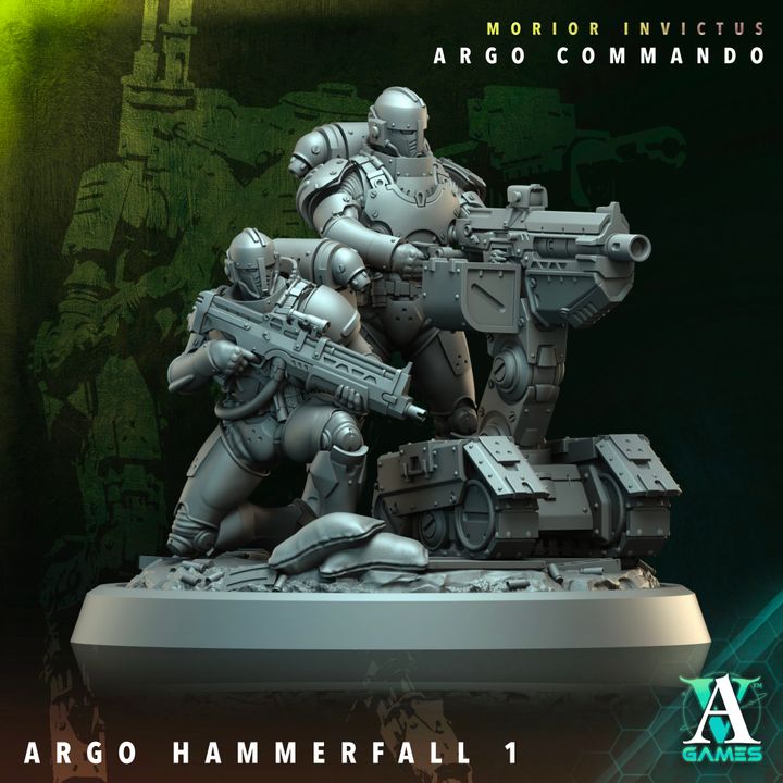 3D Printable Argo Hammerfall by Archvillain Games