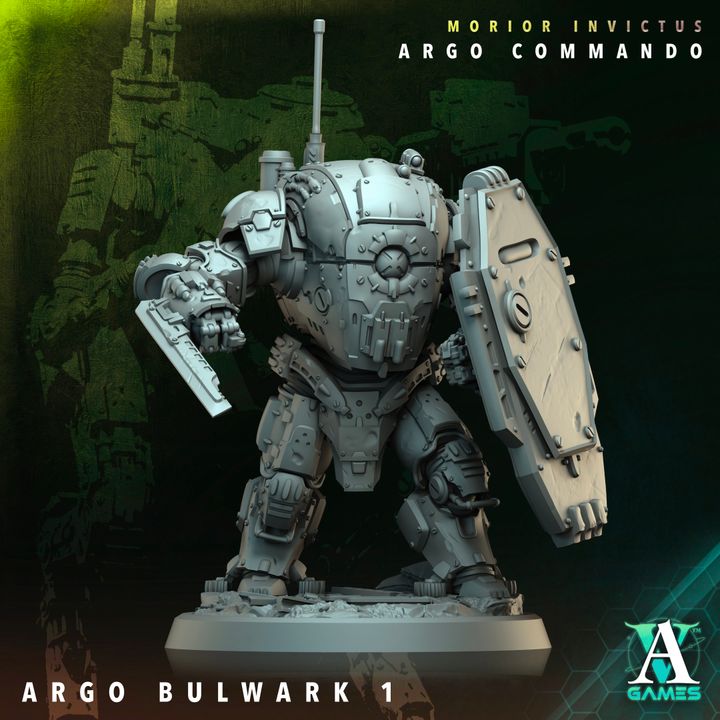 3D Printable Argo Bulwark by Archvillain Games