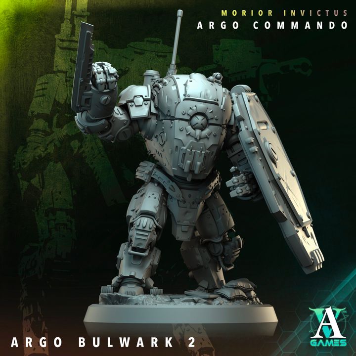 3D Printable Argo Bulwark by Archvillain Games