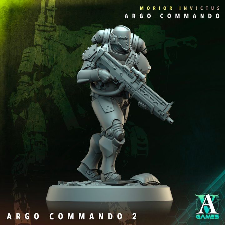 3D Printable Argo Commando by Archvillain Games
