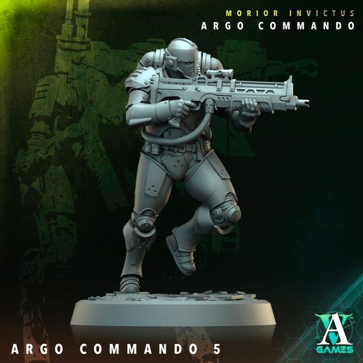3D Printable Argo Commando by Archvillain Games