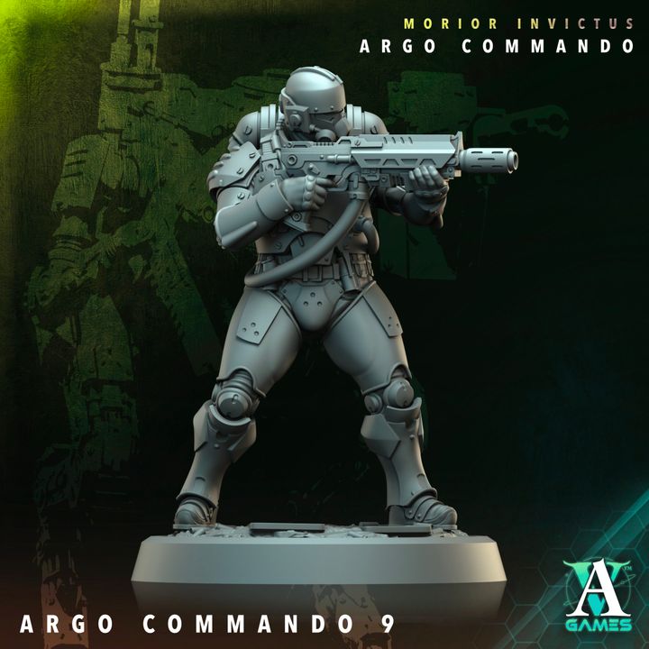 3D Printable Argo Commando by Archvillain Games