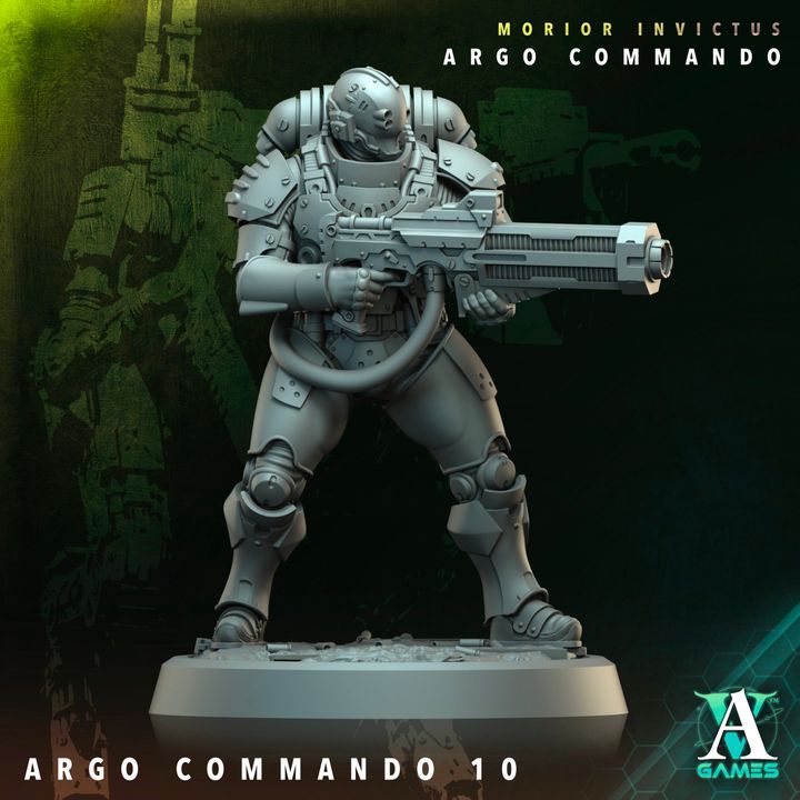 3D Printable Argo Commando by Archvillain Games