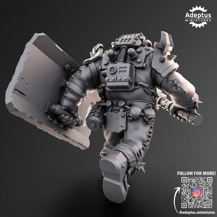 3D Printable Abhuman Brutes. Renegades and Heretics by Adeptus Miniatures