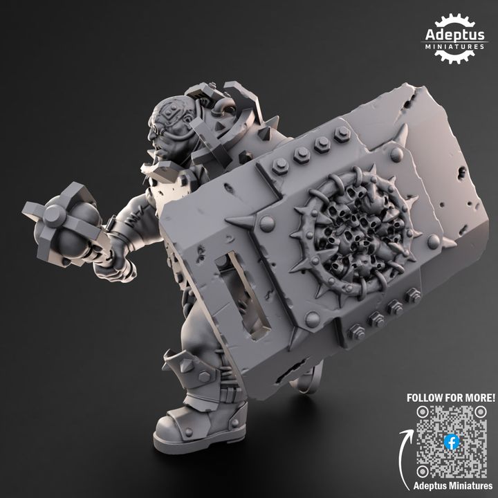 3D Printable Abhuman Brutes. Renegades and Heretics by Adeptus Miniatures