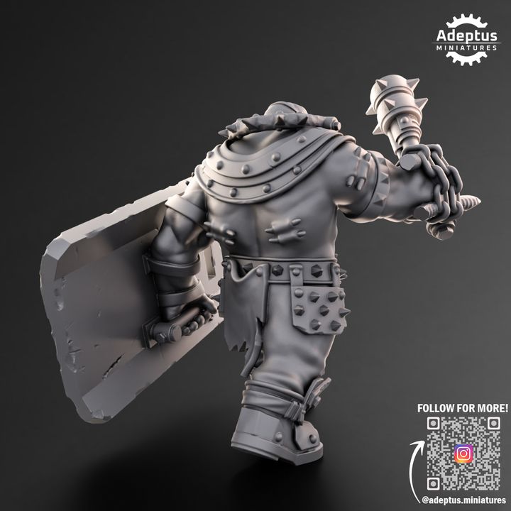 3D Printable Abhuman Brutes. Renegades and Heretics by Adeptus Miniatures