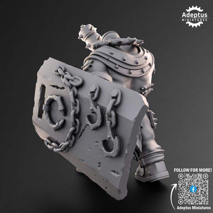 3D Printable Abhuman Brutes. Renegades and Heretics by Adeptus Miniatures