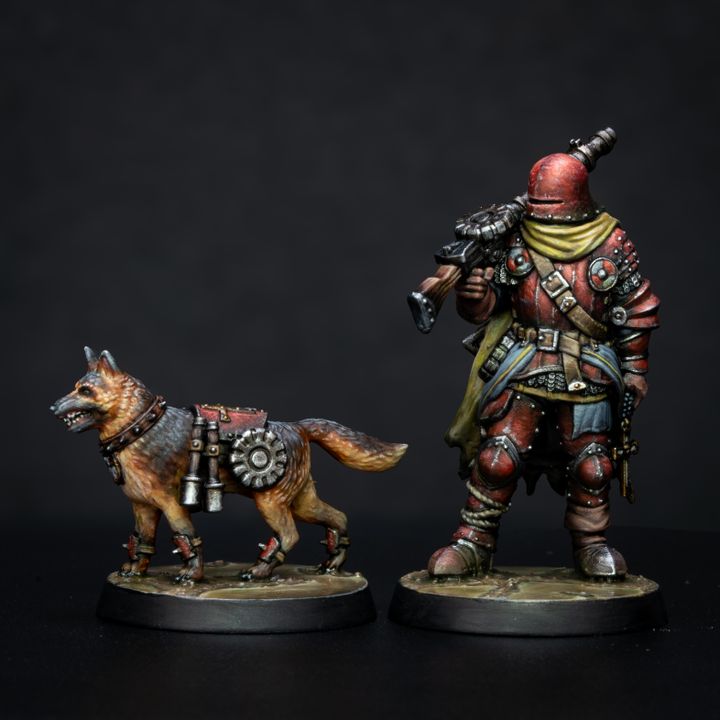 3D Printable Red Brigade Minis by CMDRFOX 442nd