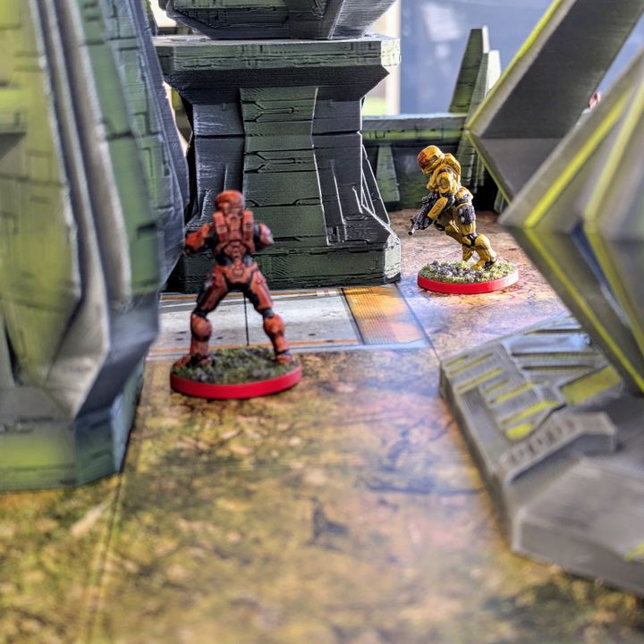 3D Printable Sci-Fi Alien Structure Terrain Collection - 28mm 32mm ...