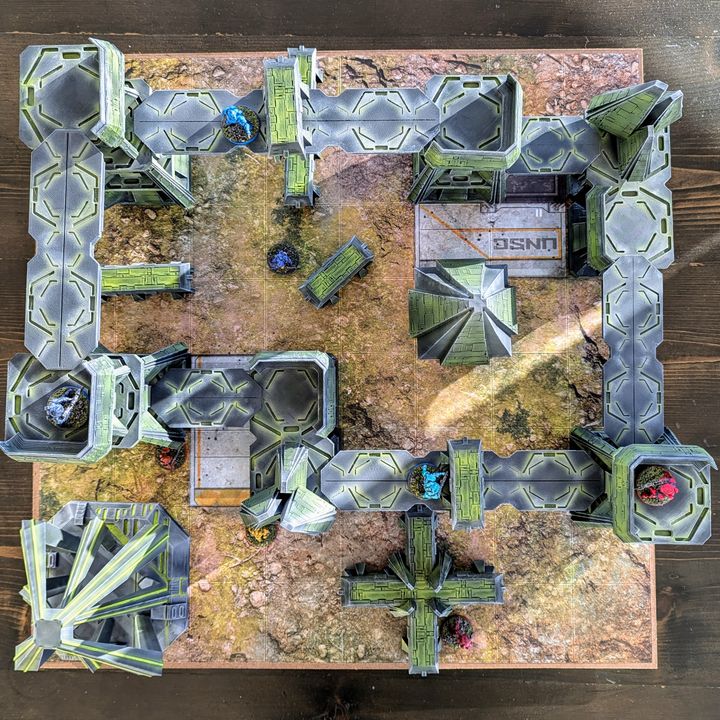 3D Printable Sci-Fi Alien Structure Terrain Collection - 28mm 32mm ...