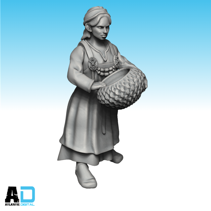 3D Printable Norse Villagers by Wargames Atlantic