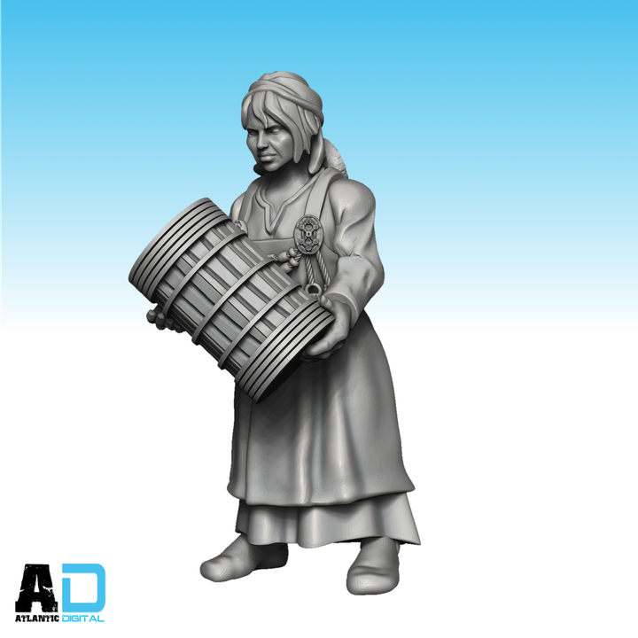 3D Printable Norse Villagers by Wargames Atlantic