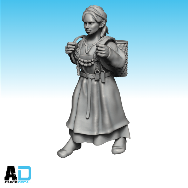 3D Printable Norse Villagers by Wargames Atlantic