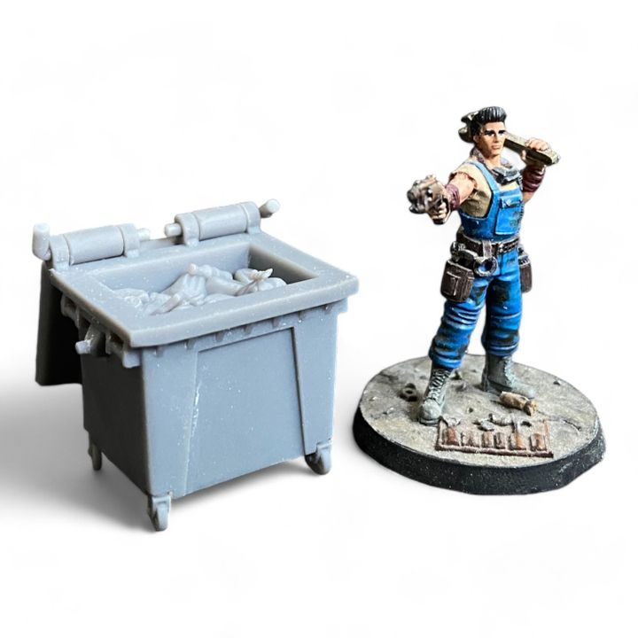 3D Printable Trash Container by Tiny Furniture