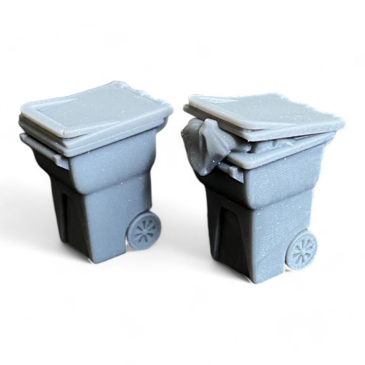 3d Printable Garbage Carts By Tiny Furniture