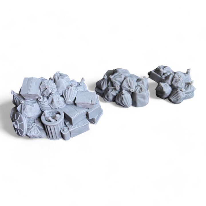 3D Printable Trash Piles by Tiny Furniture