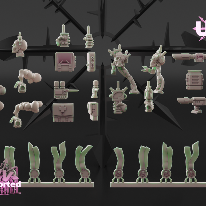 3D Printable phobos upgrade pack by UV minis