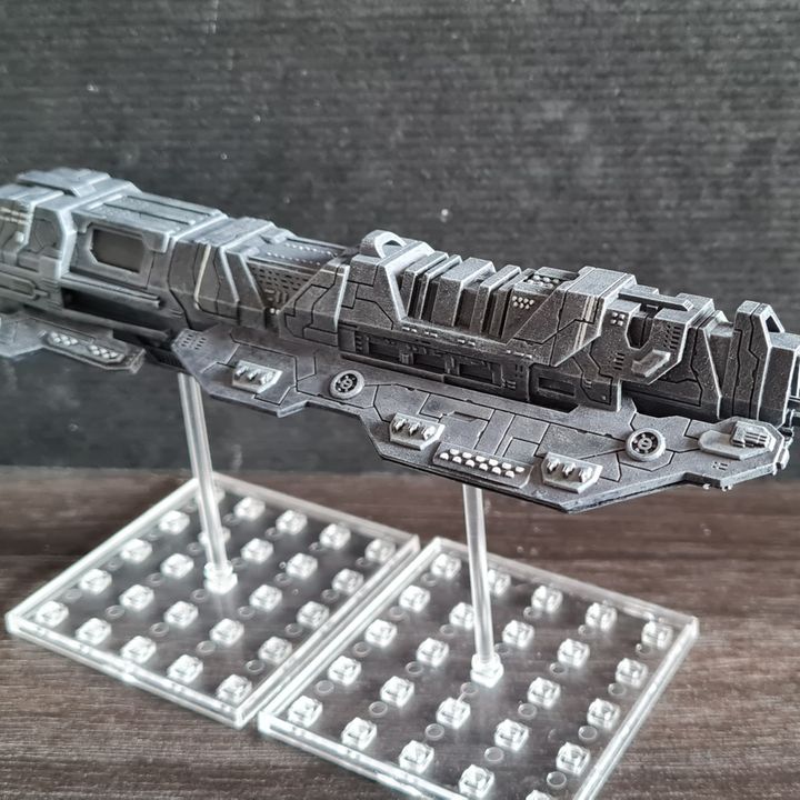 3D Printable Colossus class supercarrier by Lee McColl