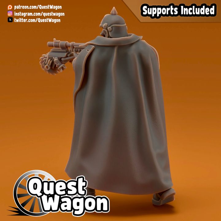 3D Printable Death Trench Infantry unit (aggressor) by QuestWagon