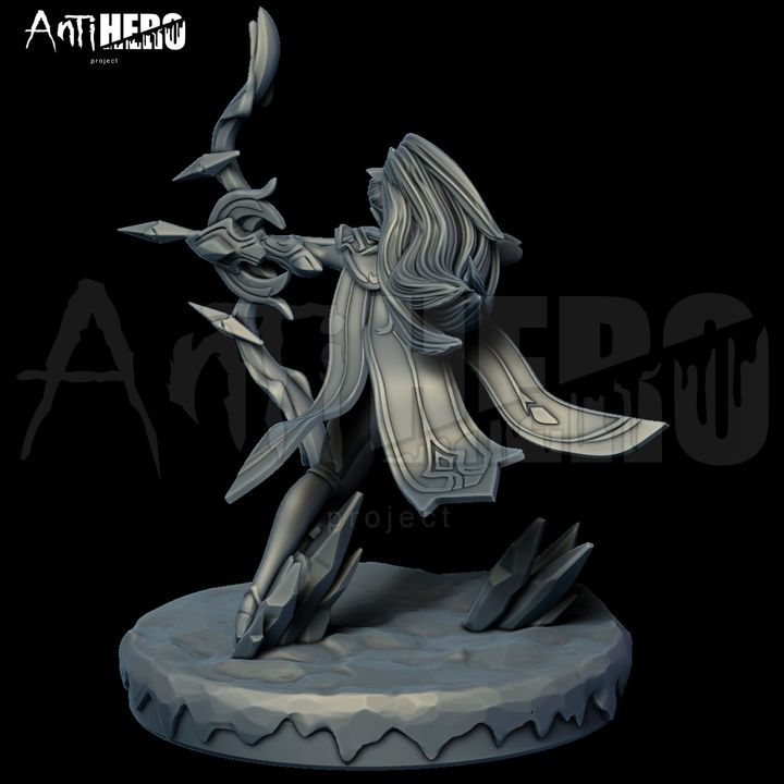 3D Printable Moonlight Archer by AntiHeroProject
