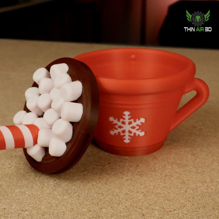 3D Printable Hot Cocoa Container by Thin Air 3D