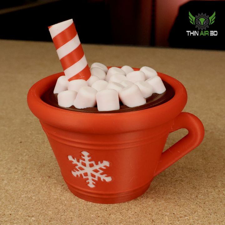 3D Printable Hot Cocoa Container by Thin Air 3D