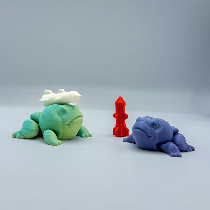 3D Printable M3D - Missile Toad by Meliora3D