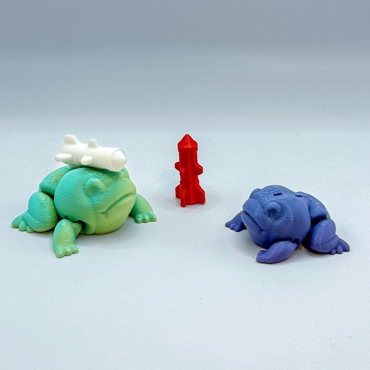 3D Printable M3D - Missile Toad by Meliora3D