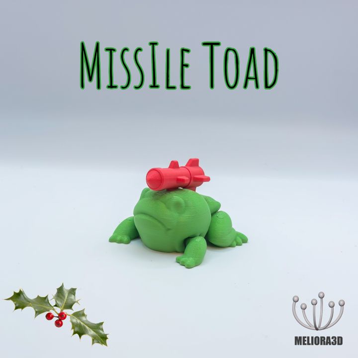 3D Printable M3D - Missile Toad by Meliora3D