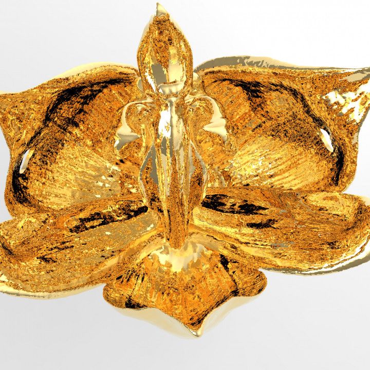 3D Printable flowy pendant by muguet