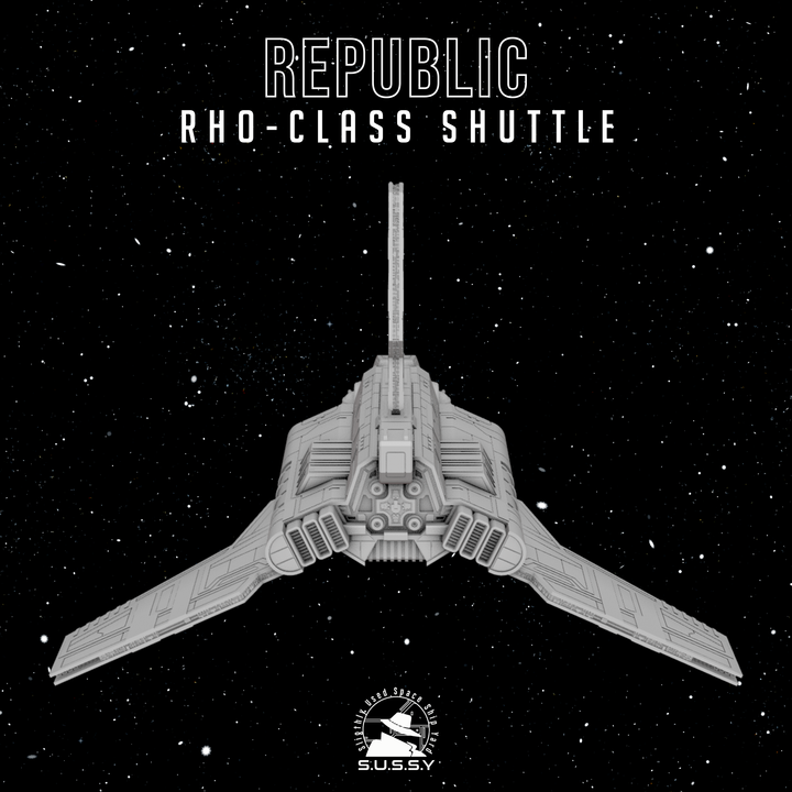 3D Printable Nu / Rho Shuttles by Slightly Used SpaceShips Yard - (SUSSY)