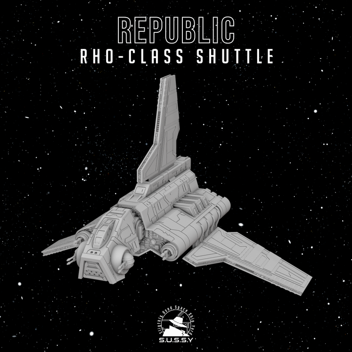 3D Printable Nu / Rho Shuttles by Slightly Used SpaceShips Yard - (SUSSY)